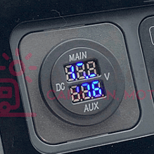 CBE C-Line Control Panel Twin Volt Meter Pump & Light Switch Gloss ...